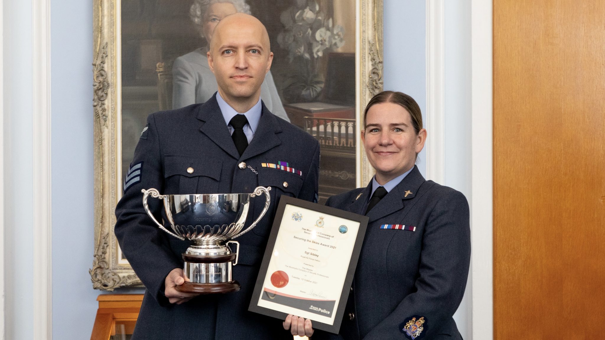 The 2021 Recipient of the ‘Securing the Skies Award’ at RAF Honington ...